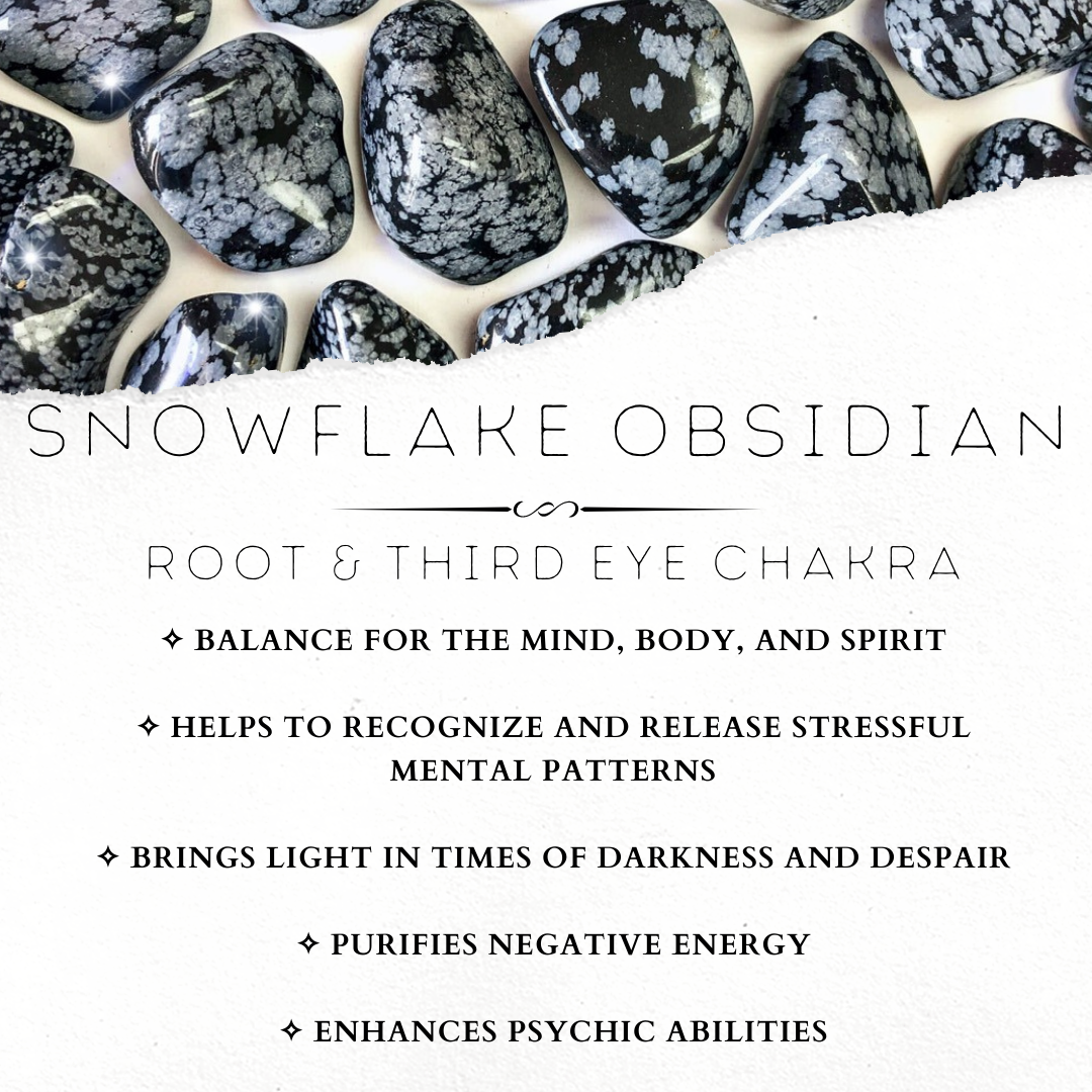 Snowflake Obsidian